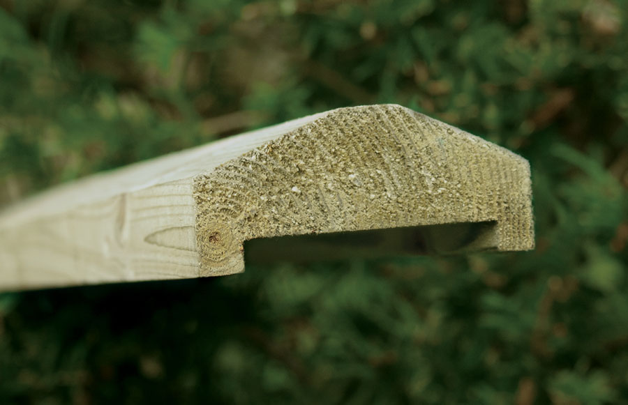 Apex Rebated Capping 1.80m - Clarke Fencing