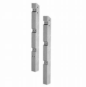 CONCRETE RECESSED POSTS - Clarke Fencing