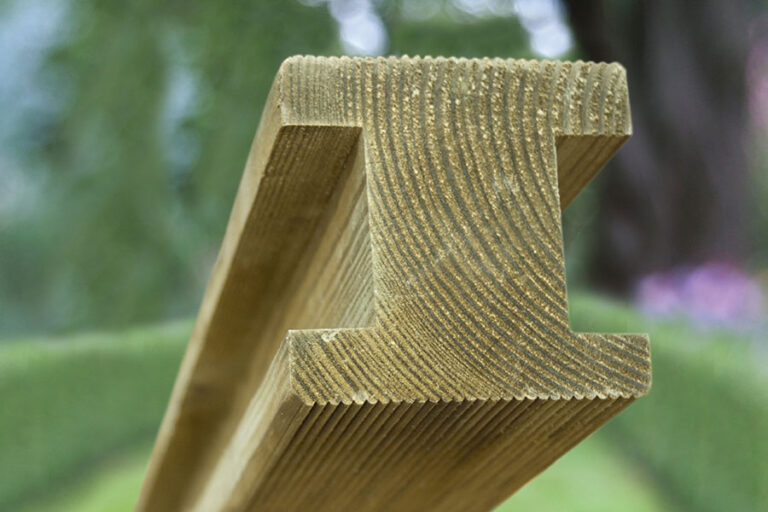 Wooden Slotted `H` Post - Clarke Fencing