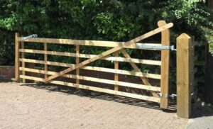 Raised Helve Field Gates -Entrance Gates - Clarke Fencing