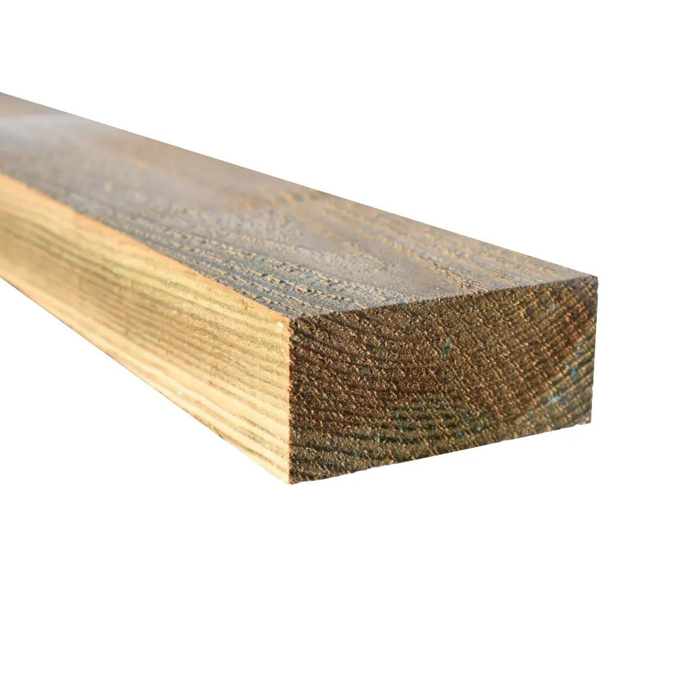 3.6M Fence Rail 87mm x 38mm – Pressure Treated Green - Clarke Fencing